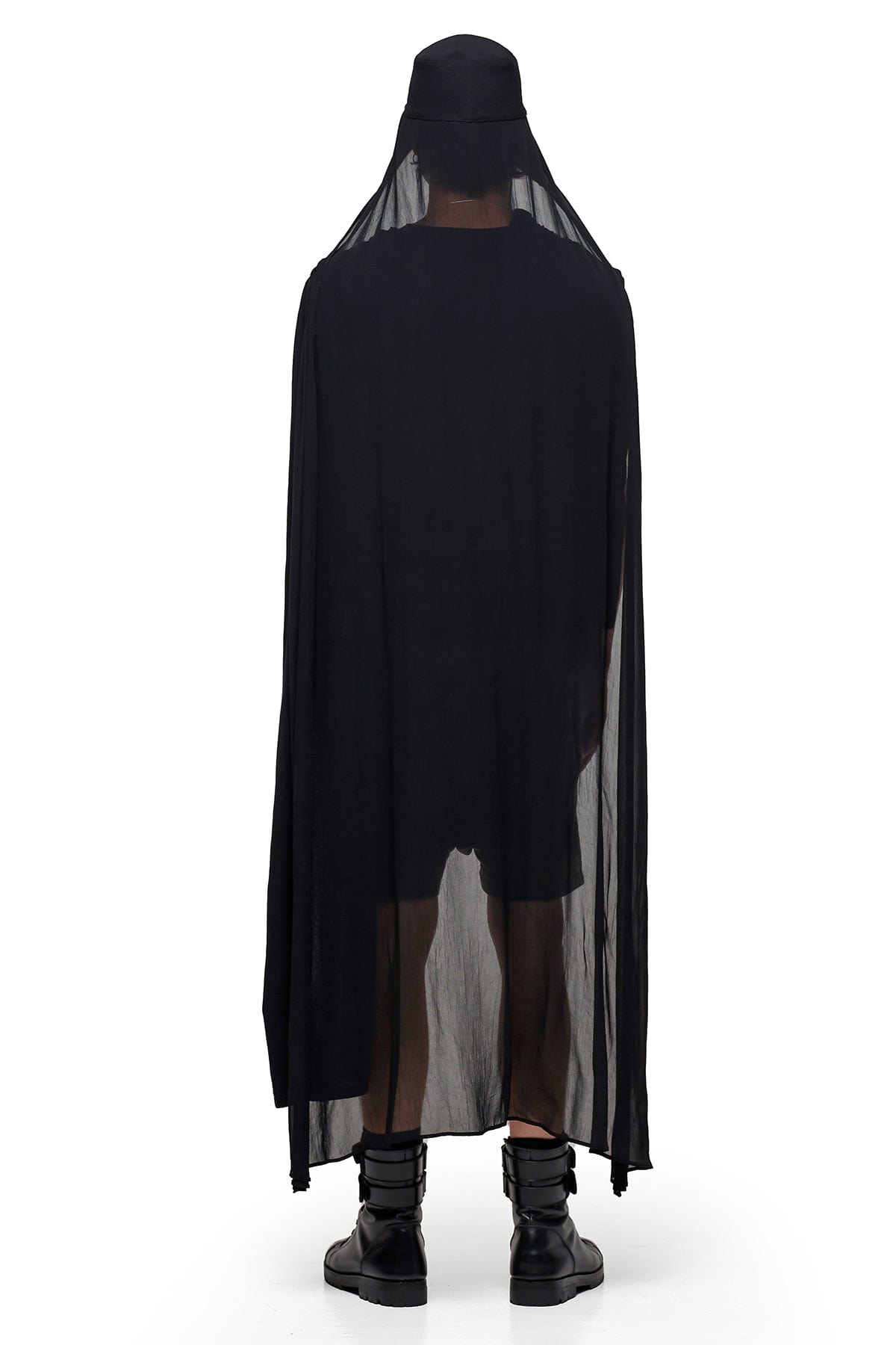 SHEER CAPE HAT IN BLACK – JONNY COTA